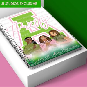 Pretty Girls of Alpha Kappa Alpha Soror Notebook, Pretty Girls Notebook ...