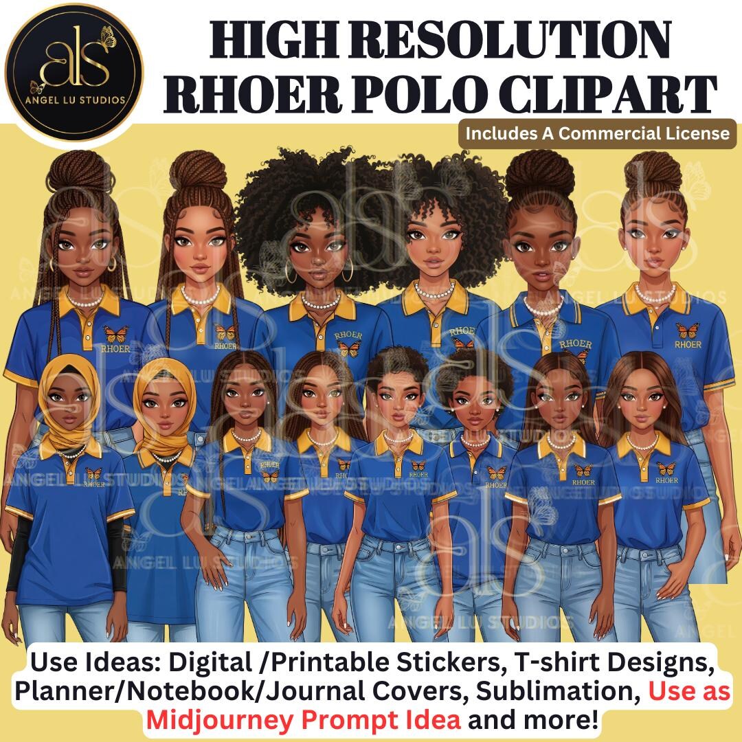 Digital Downloads, 14 Rhoer Club Clipart, Stickers, Tumblers, Planners ...