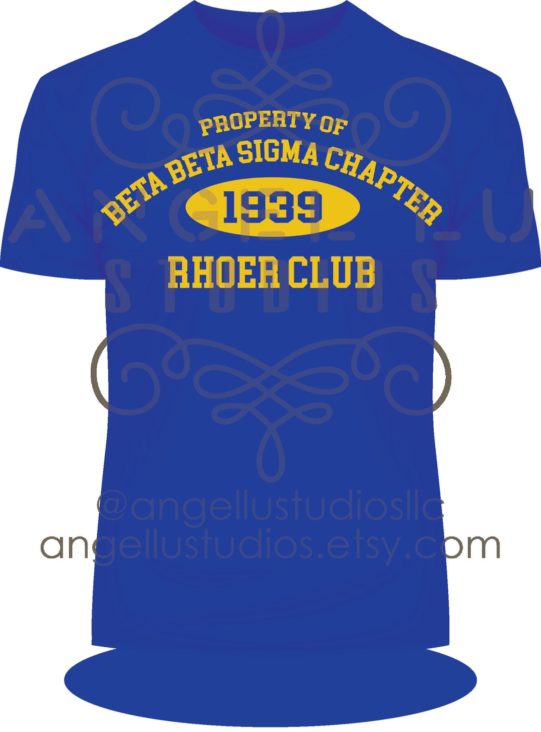 Rhoer Club Chapter t-shirt, SGRho Tshirt, Custom Rhoer t-shirt 1939 ...