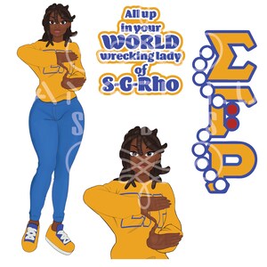 Sigma Gamma Rho Planner Stickers, Sgrho Inspired Stickers, 1922, World ...