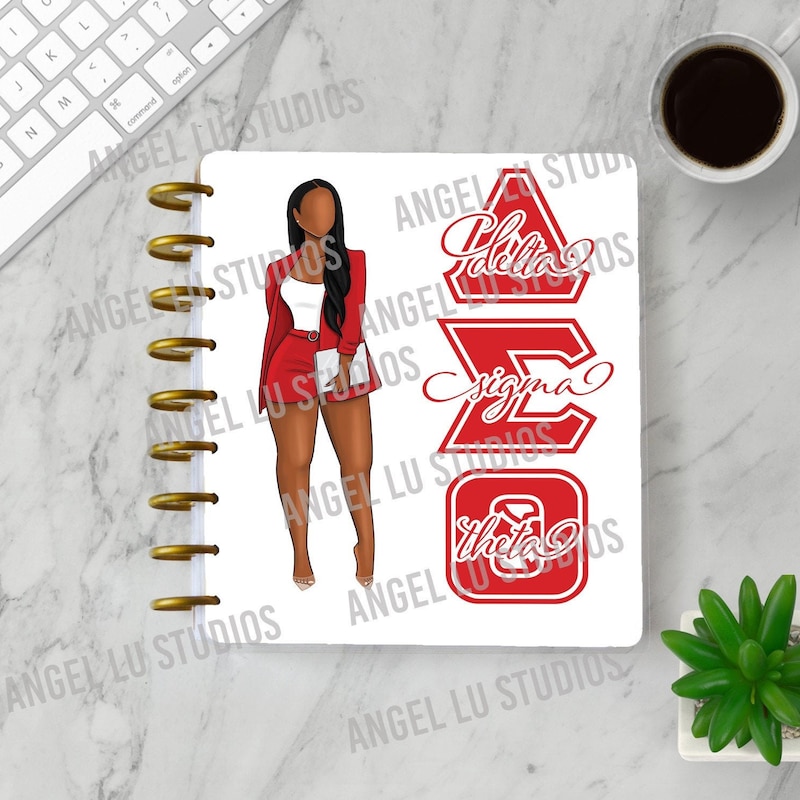 Delta Sigma Journal Cover - Etsy