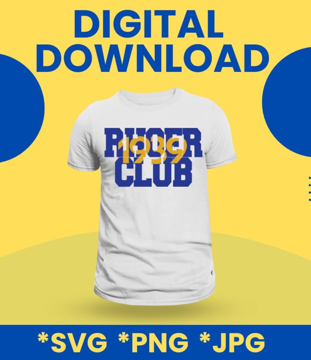 Rhoer Club With Year Inlay Cut File, Rhoer SVG, Rhoer Club Cut File ...