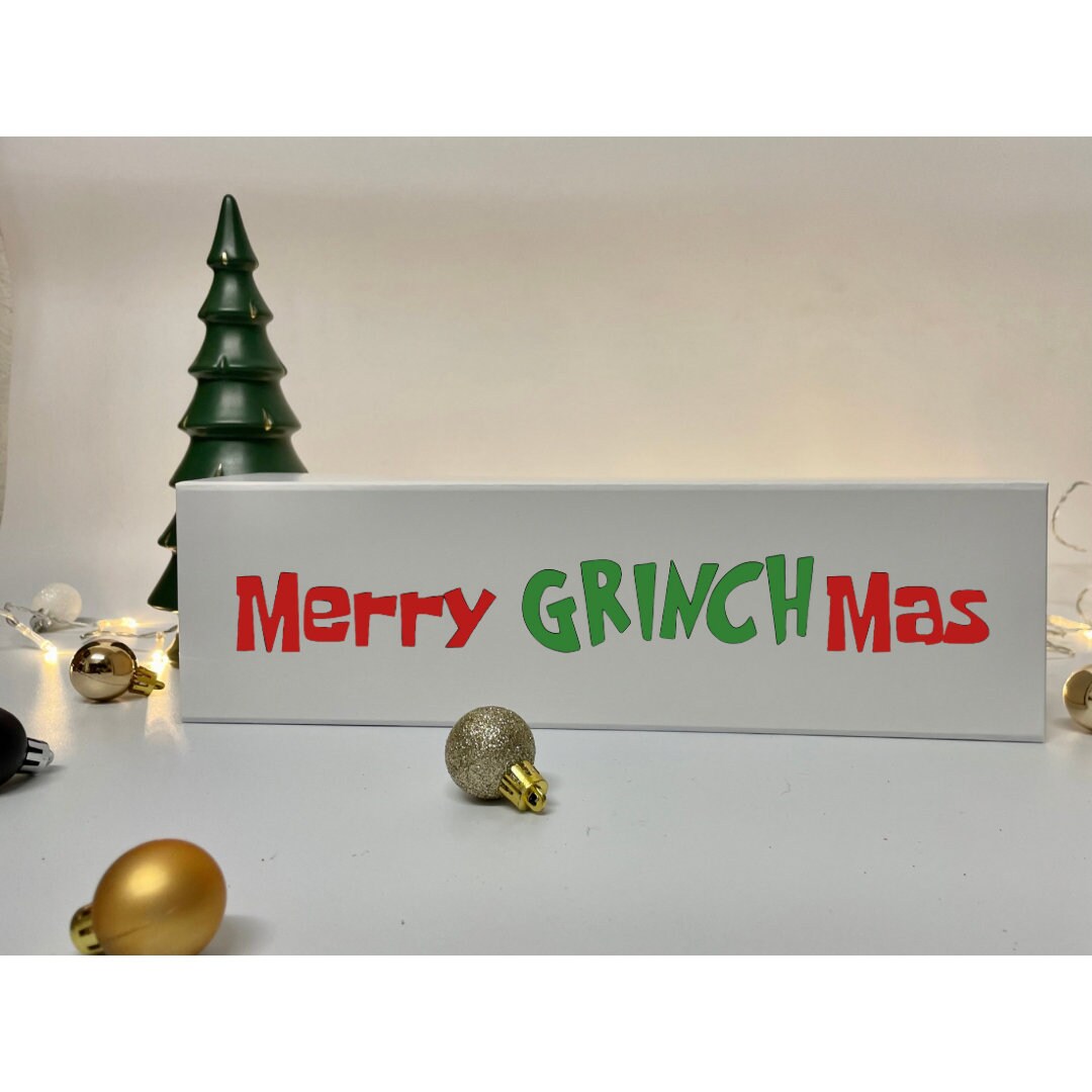 Merry Grinchmas Magnetic Gift Card the Grinch Bottle Box Merry ...
