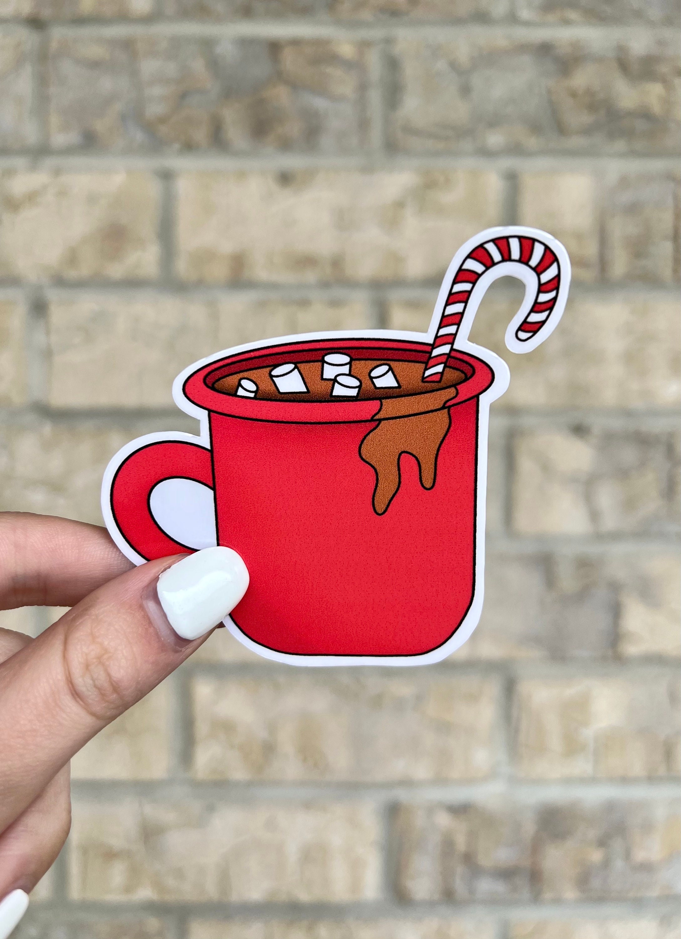 Hot Chocolate Sticker | Christmas Sticker | Winter | Cold Weather | Mug ...