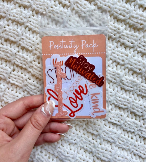 Positivity Pack Stickers Positive Stickers Be Kind | Etsy