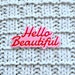 Hello Beautiful Sticker | Quote Sticker | Positivity | Water-resistant ...