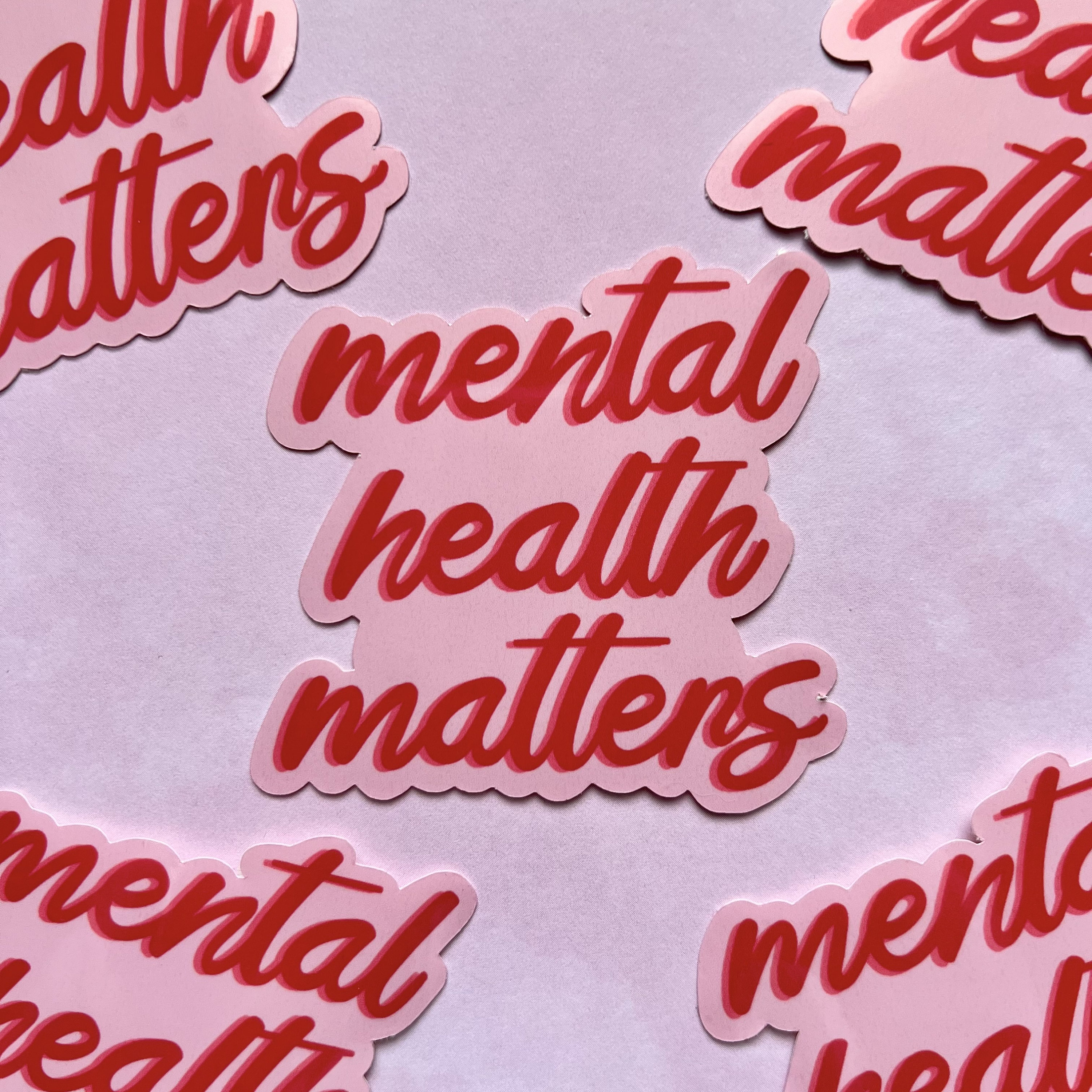 Mental Health Matters Sticker | Self Care | Love | Waterproof | Laptop ...
