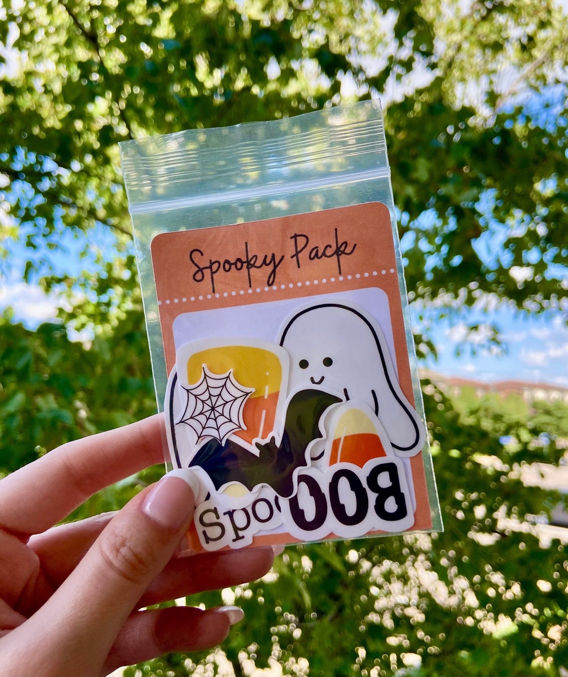 Halloween Sticker Pack Waterproof Stickers Ghost Stickers Creepy ...