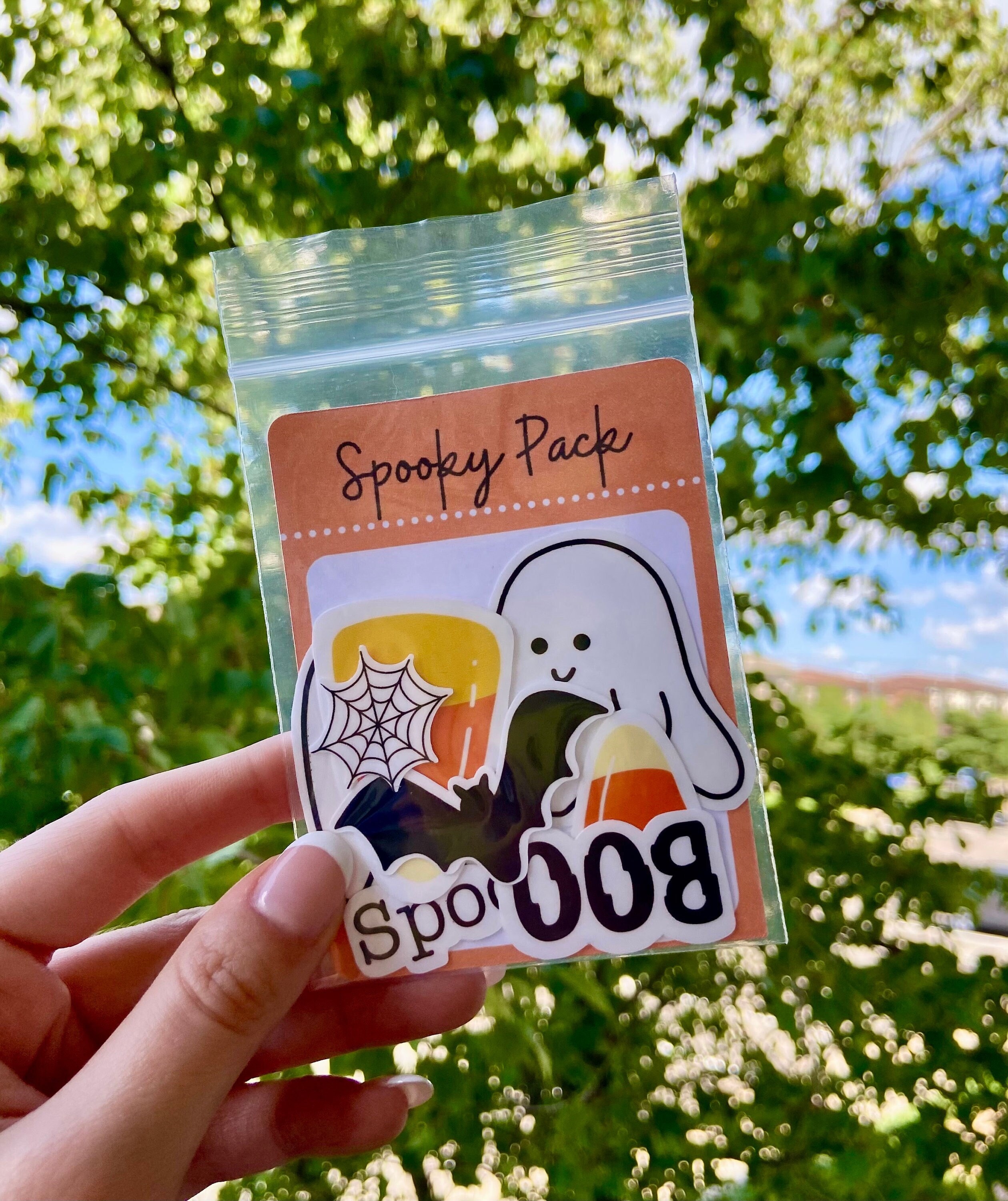 Halloween Sticker Pack | Waterproof Stickers | Ghost Stickers | Creepy ...