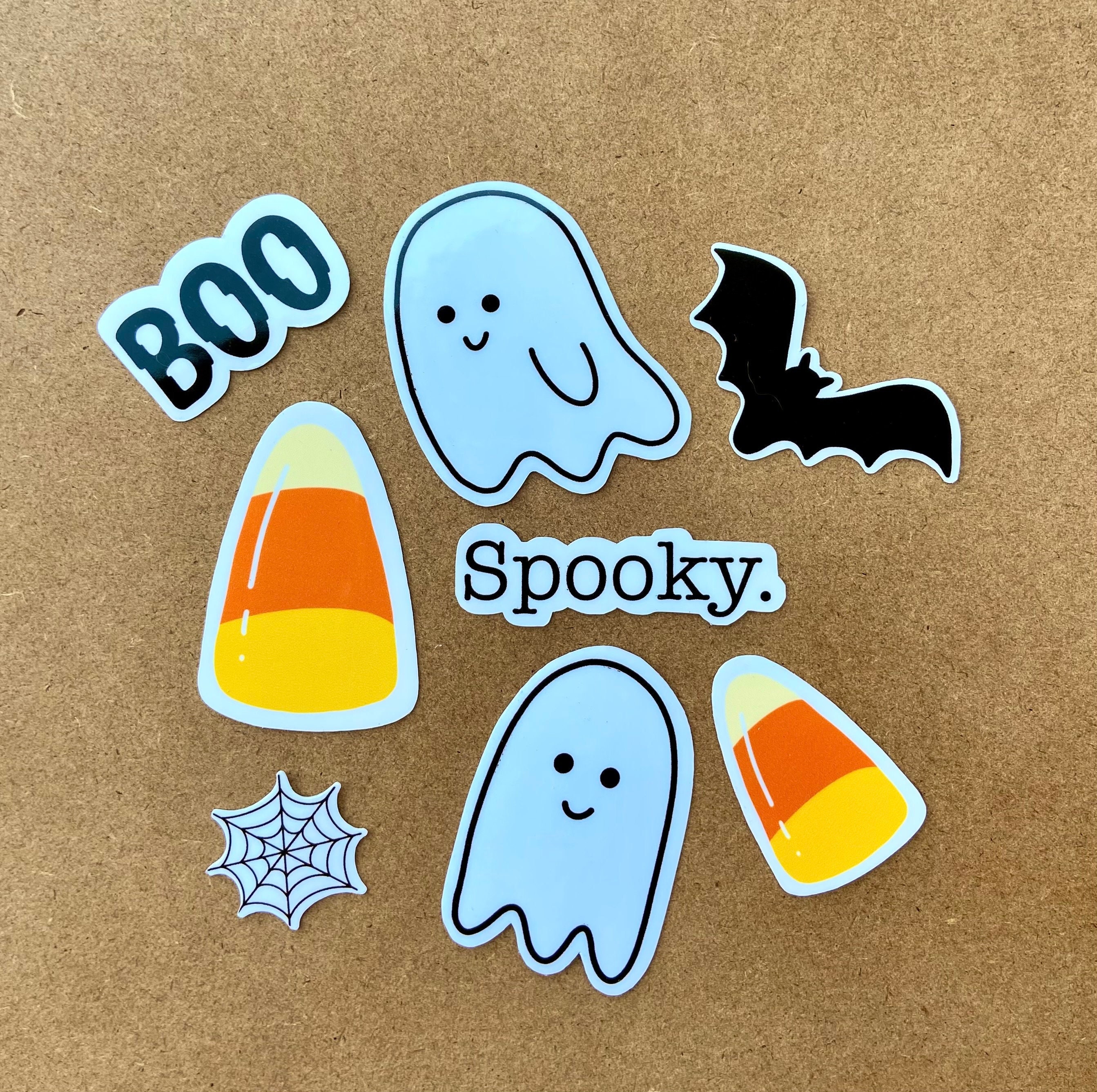 Halloween Sticker Pack | Waterproof Stickers | Ghost Stickers | Creepy ...