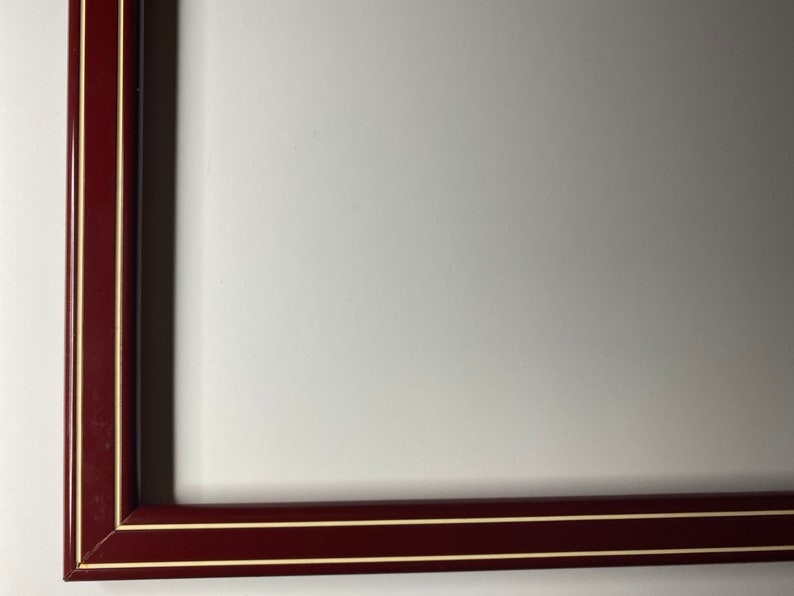 Cranberry Glossy Frame 8” X 10”. Custom Sizes Available. Shipping Free ...
