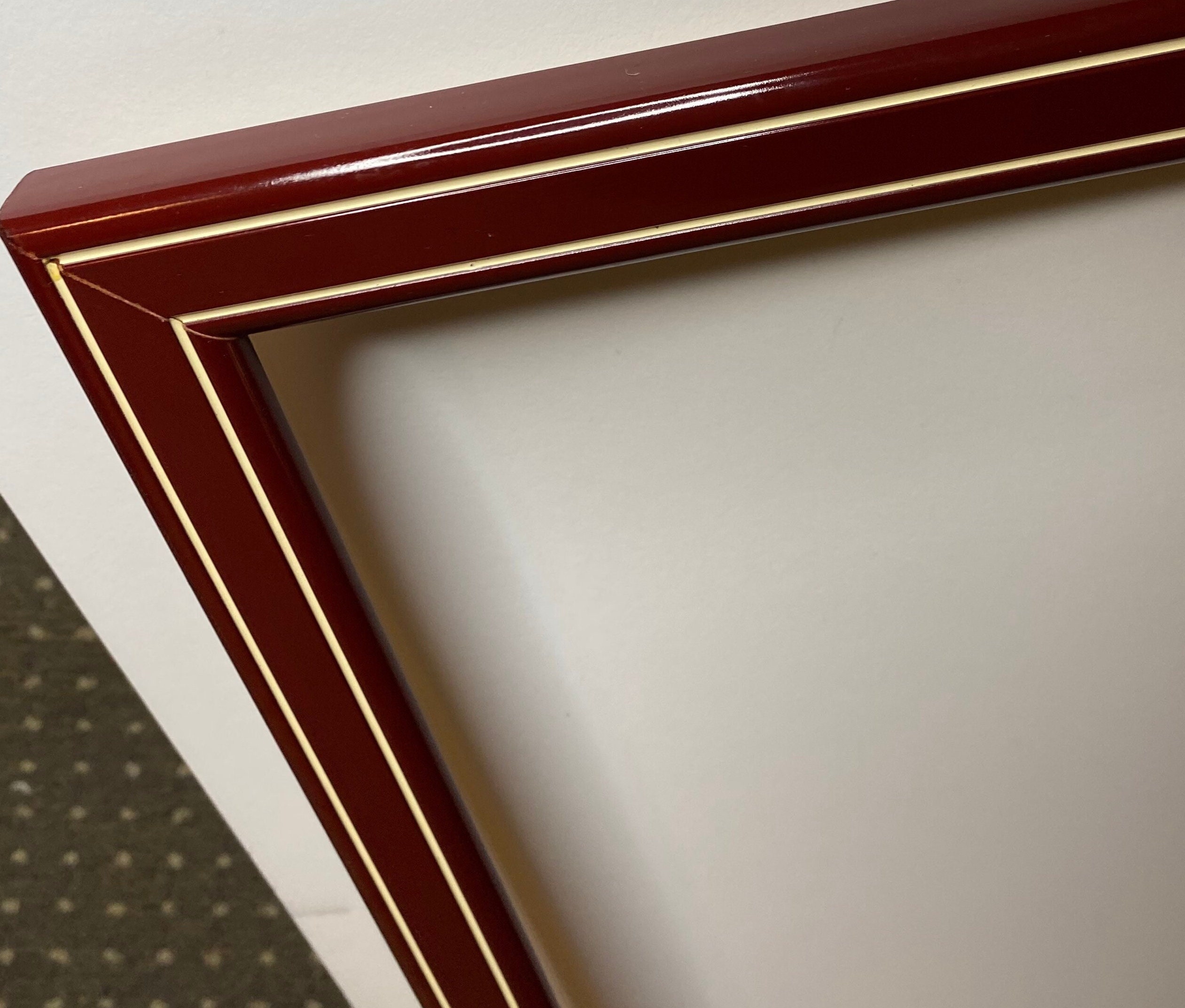 Cranberry Glossy Frame 8” X 10”. Custom Sizes Available. Shipping Free ...