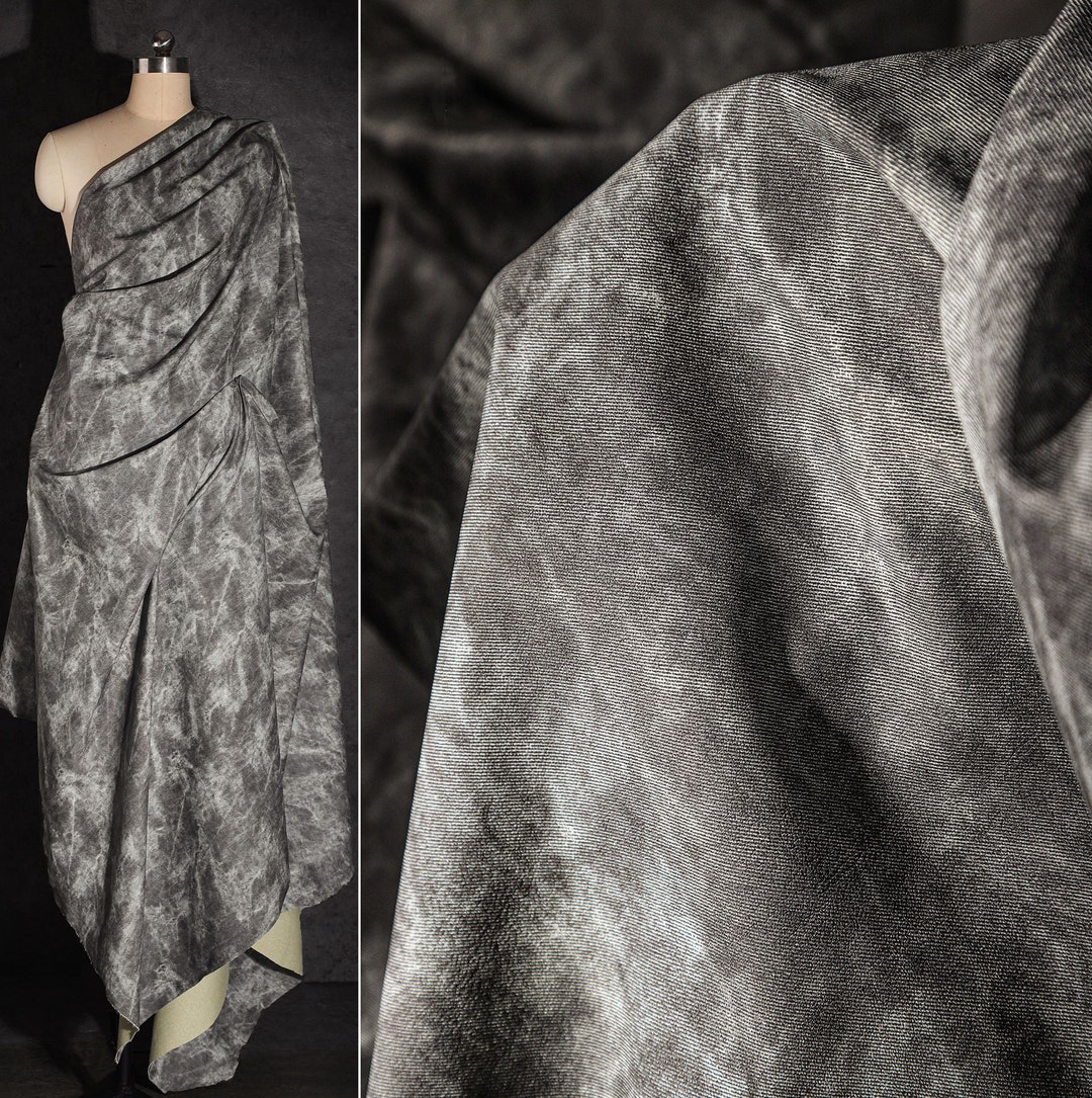 Jean Fabric, Grey Denim Fabric, Textured Fabric, Tie-dyed Fabric ...