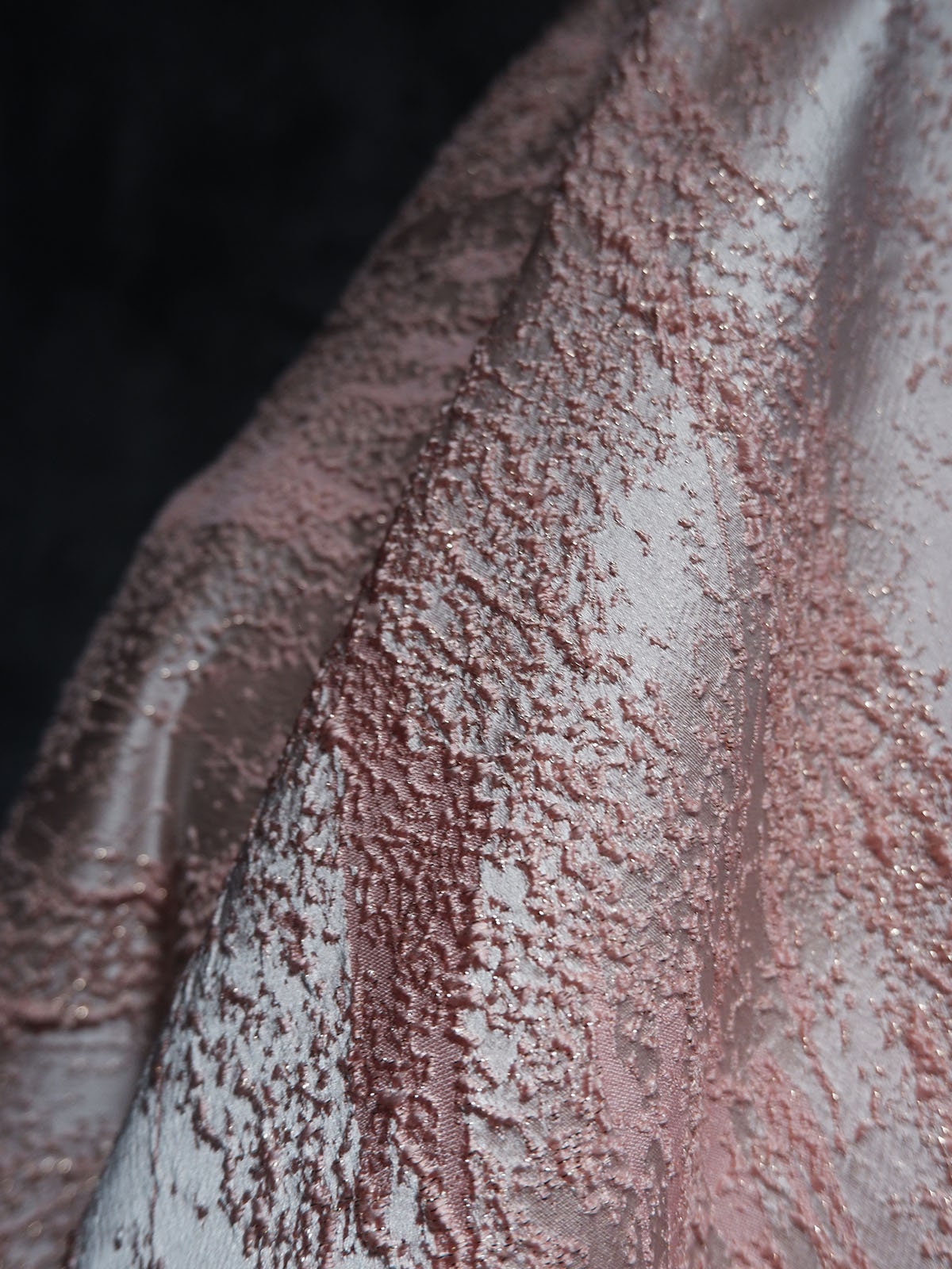 Jacquard Fabric Pink Particle Fabrics 3D Irregular Fabric - Etsy