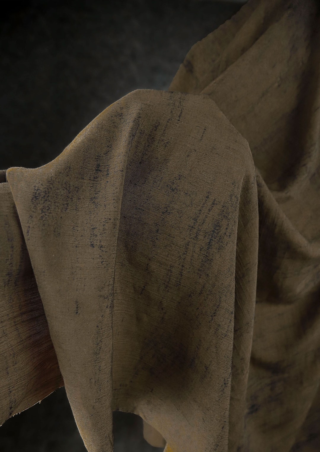 Dark Brown Coffee Color Fabric, Texture Fabric, Printed Fabric, Micro ...