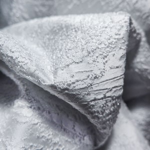 Jacquard Fabric, Natural White Particle Fabrics, 3D Irregular Fabric ...