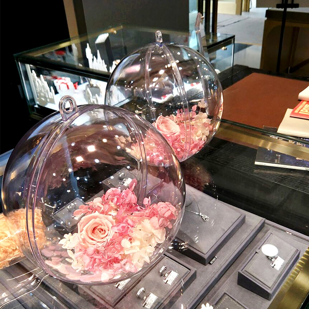 Clear Fillable Hanging Balls, Round Hollow Ball, Transparent Spheres ...