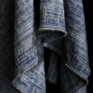 Blue Denim Fabric, Jacquard Cowboy Fabric, Cross Vertical Thread Fabric ...