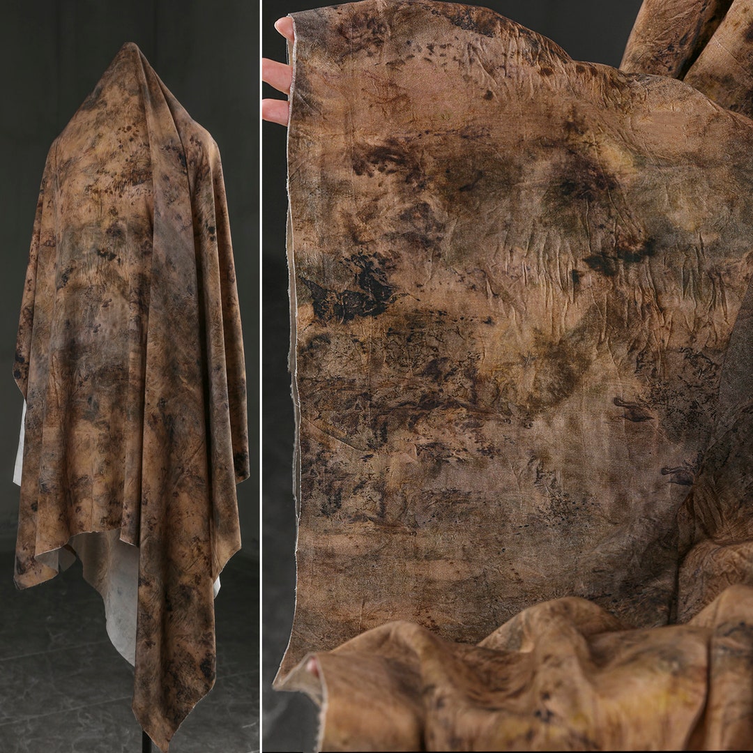 Caramel Color Fabric Natural Linen Fabric Jacquard Fabric Wormwood Dyed ...