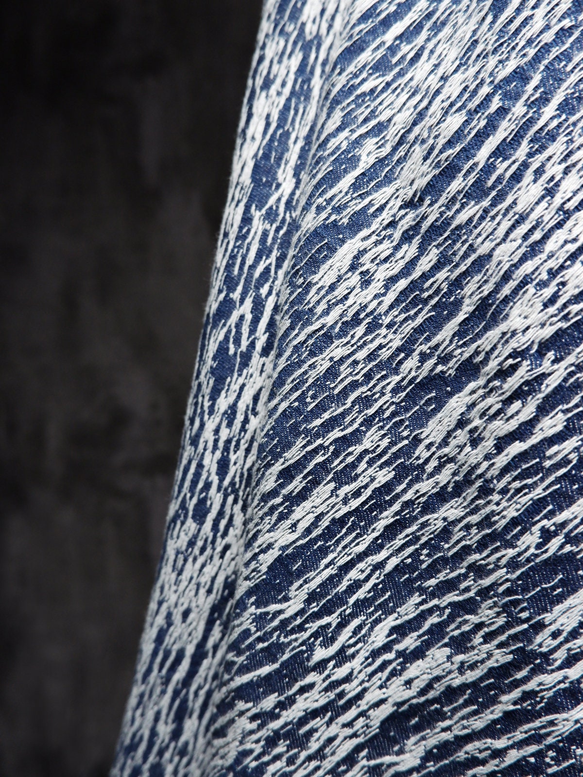 Blue denim fabric Wash water cowboy Water ripple pattern | Etsy