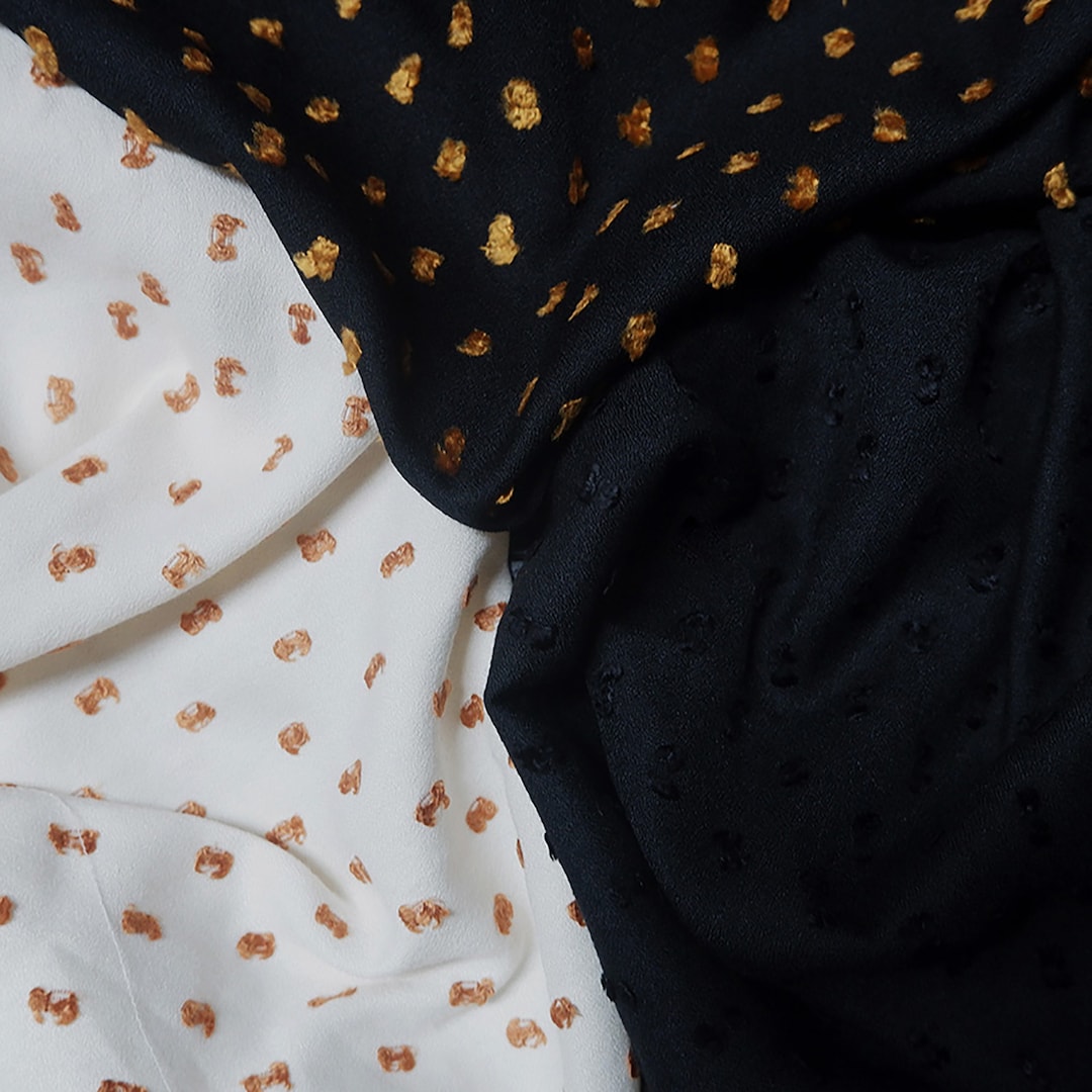 Yellow Velvet Flower Fabric, Cut Flowers Process Fabric, Black Flocking ...