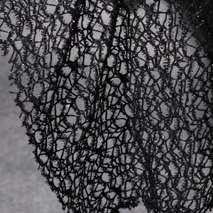 Pure Color Mesh Fabric Black Woven Bright Silk Mesh Creative - Etsy
