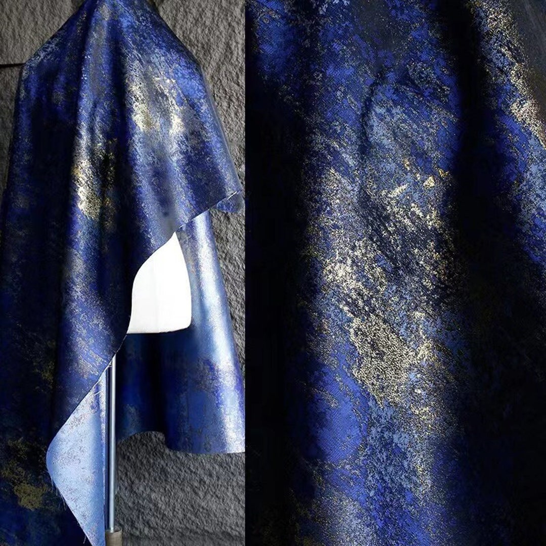 Gradient Color Fabric Cracked Textured Fabric Gilt Jacquard - Etsy