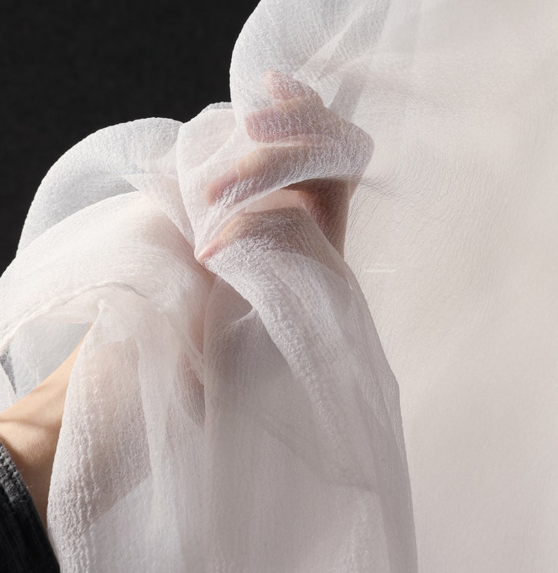 White See-through Fabric Mesh Fabric Soft Yarn Fabric - Etsy