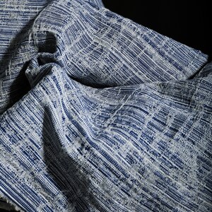 Blue Denim Fabric, Jacquard Cowboy Fabric, Cross Vertical Thread Fabric ...