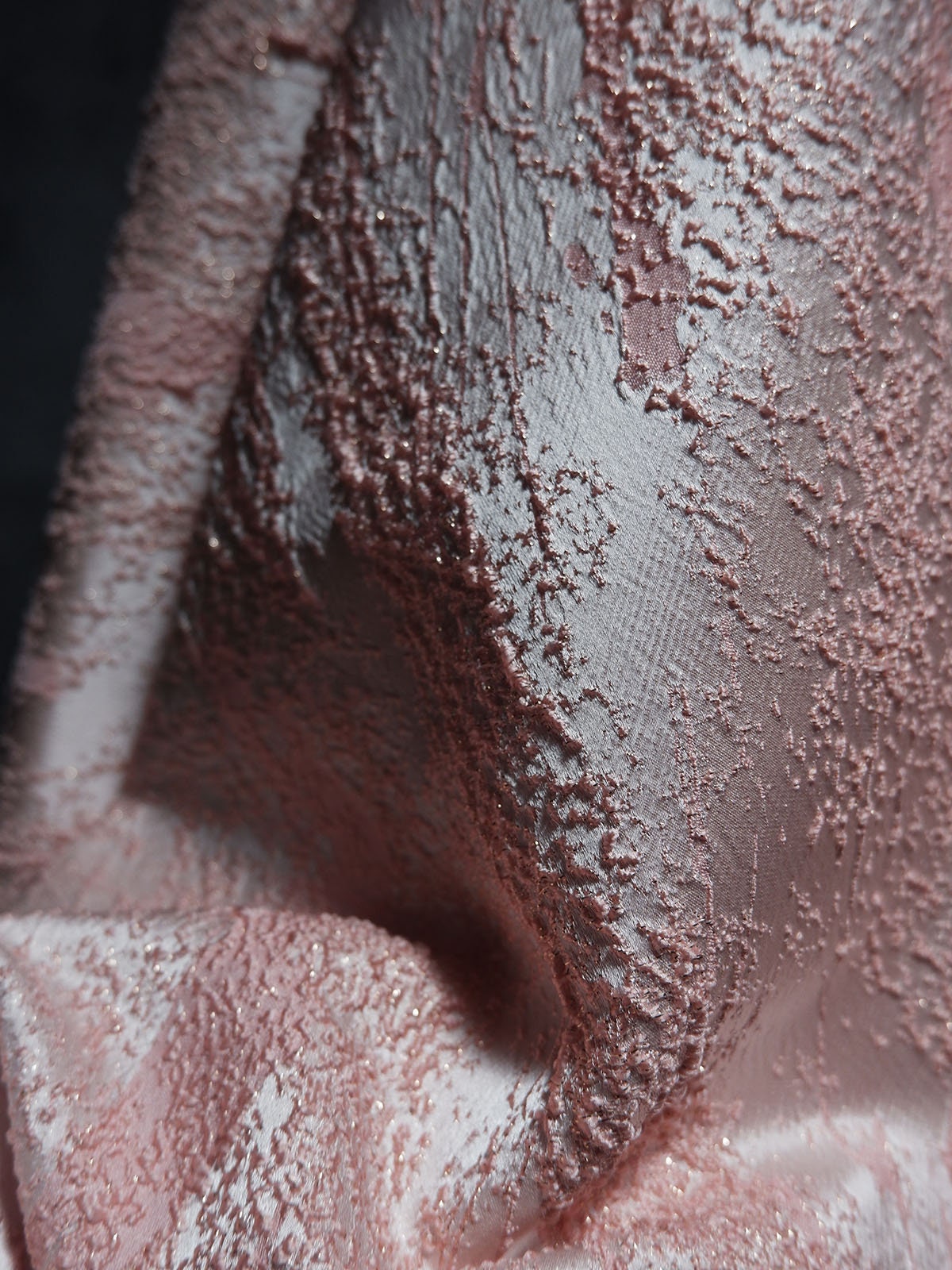 Jacquard Fabric Pink Particle Fabrics 3D Irregular Fabric - Etsy