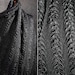 Black Scale Fabric- 3D Grey Pleated Fabric- Texture Fabric- Concave and ...