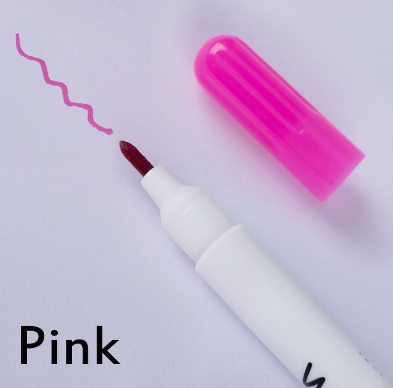 Water Soluble Pen, Embroidery Pen, Pattern Making Pen, Write on Fabric ...