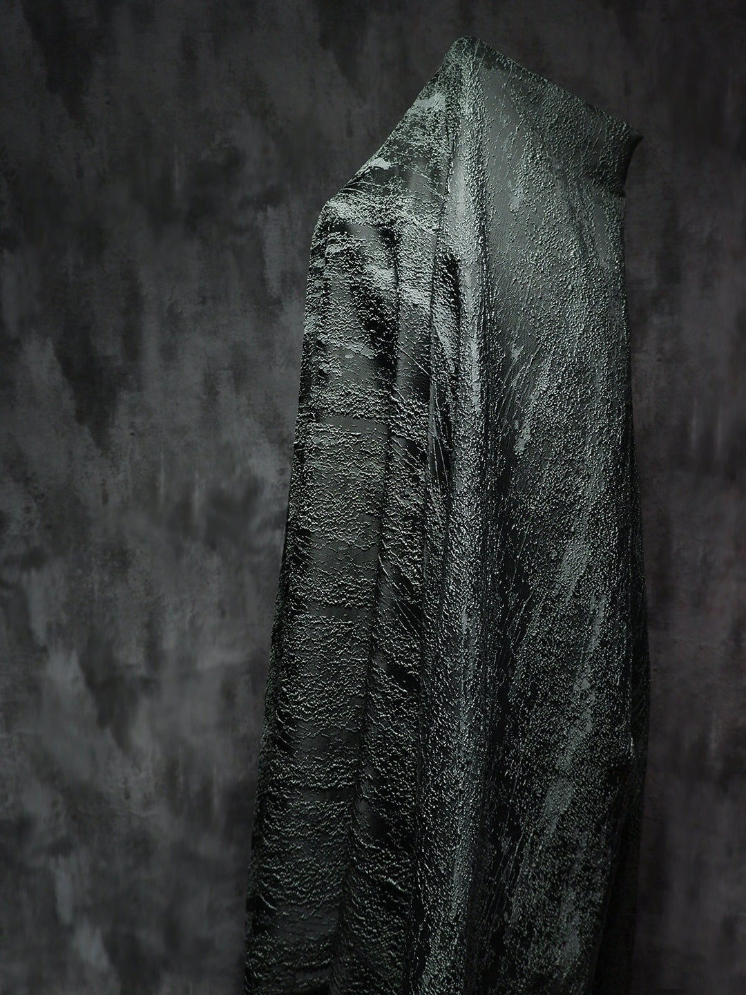 Jacquard Fabric, Grey Particle Fabrics, 3D Irregular Fabric, Bark Wood ...