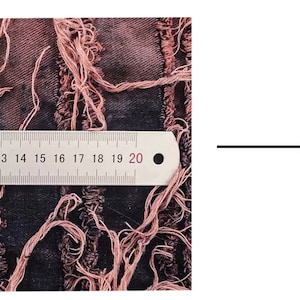 Rust Colored Denim Fabric, Cotton Denim Fabric, Tie-dyed Fabric ...