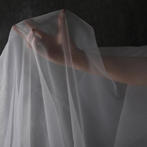 Black See-through Fabric, Mesh Fabric, Soft Yarn Fabric, Pleated ...