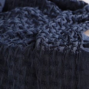 Pleated Denim Fabric- Blue Denim Fabric- Stretch Washed Denim Fabric ...