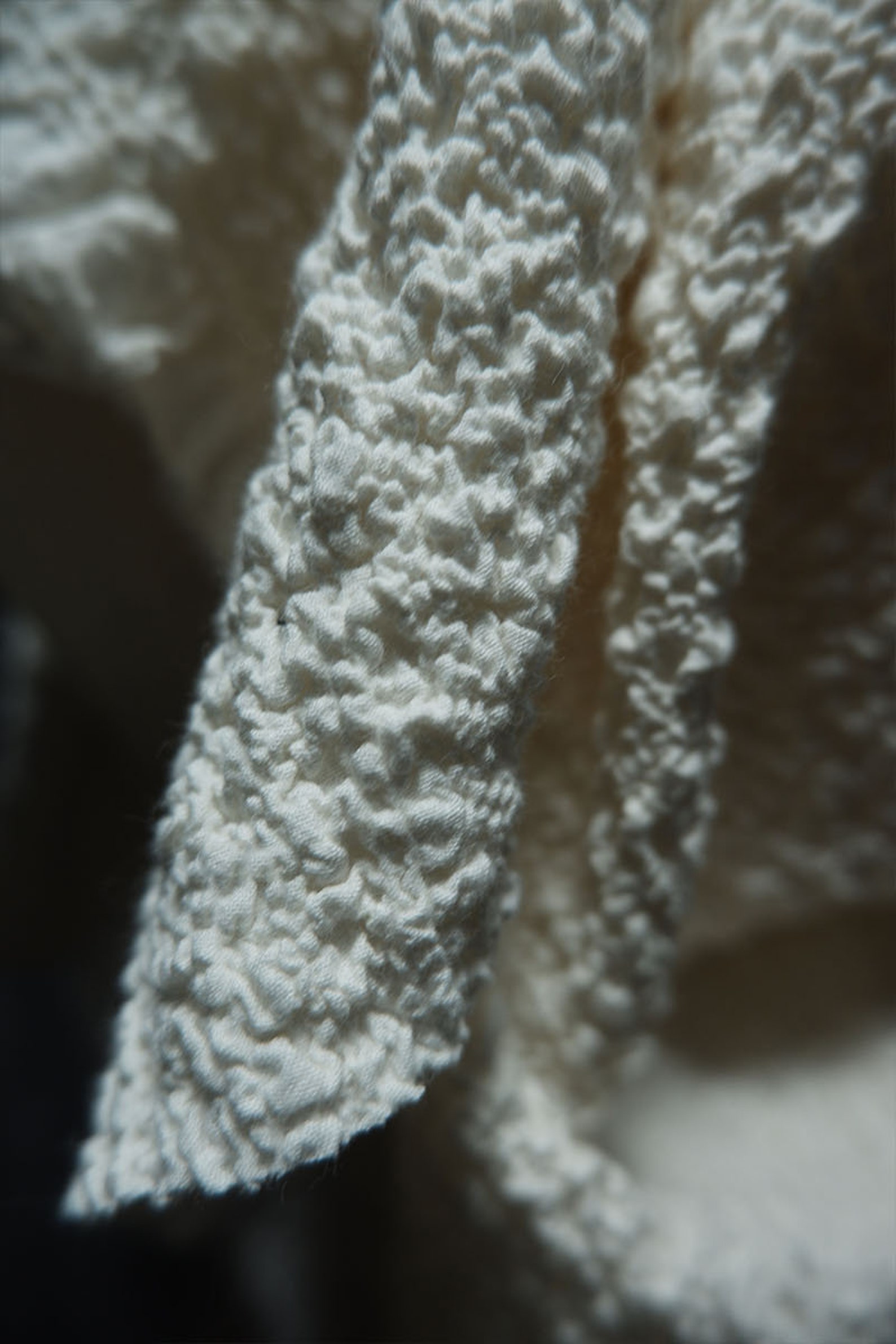 Grainy Fabric Beige Fold Fabric Wrinkled Fabric Cotton - Etsy