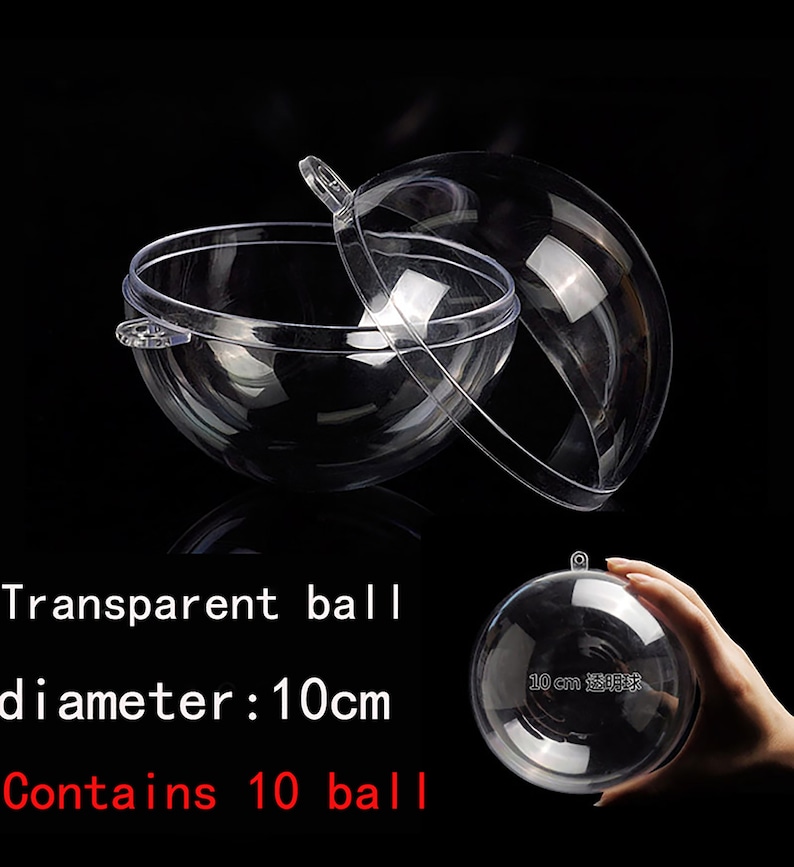 Clear Fillable Hanging Balls, Round Hollow Ball, Transparent Spheres ...