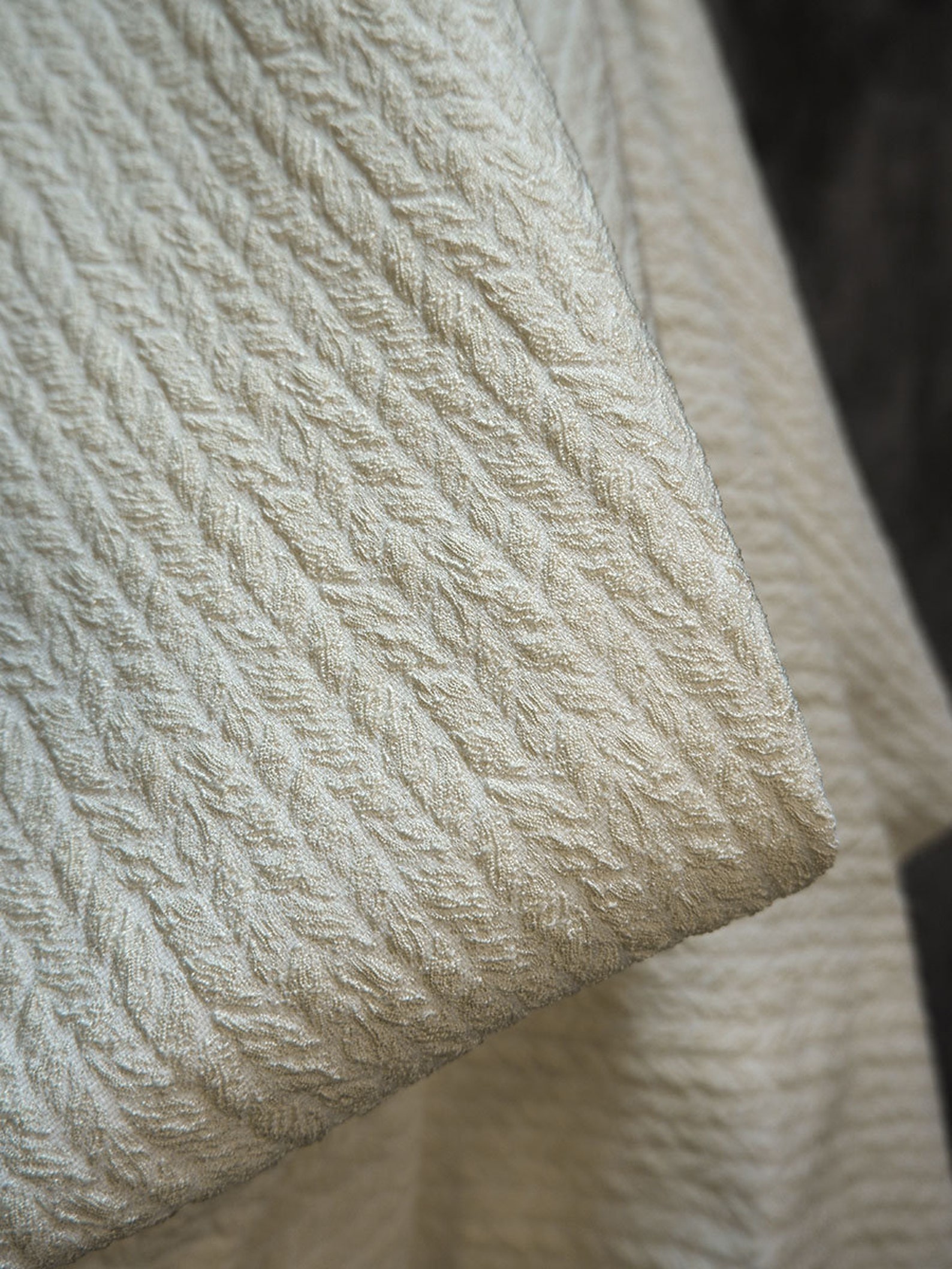 Advanced Jacquard Texture Fabric Imitation Coarse Floral - Etsy