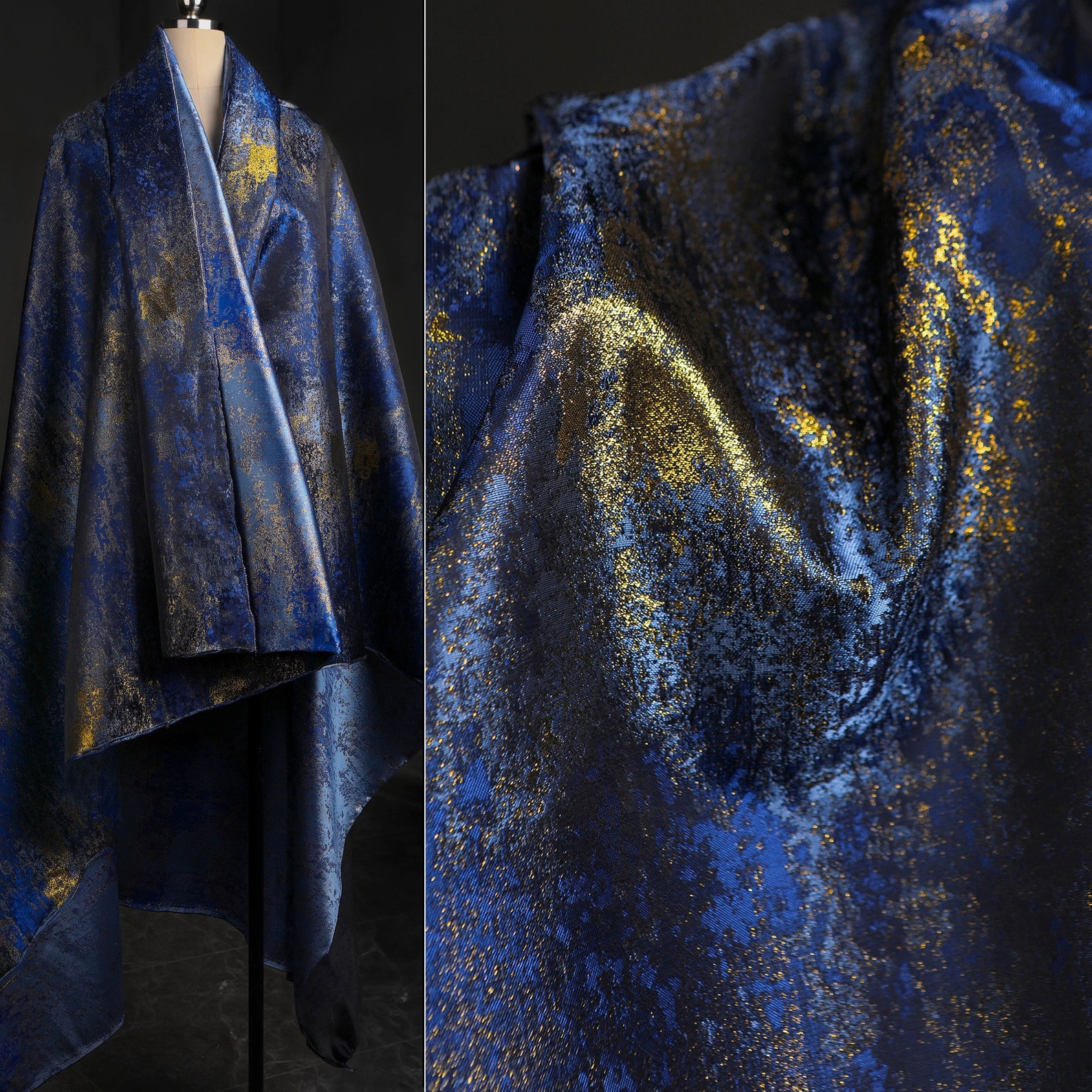 Gradient Color Fabric, Cracked Textured Fabric, Gilt Jacquard Fabric ...