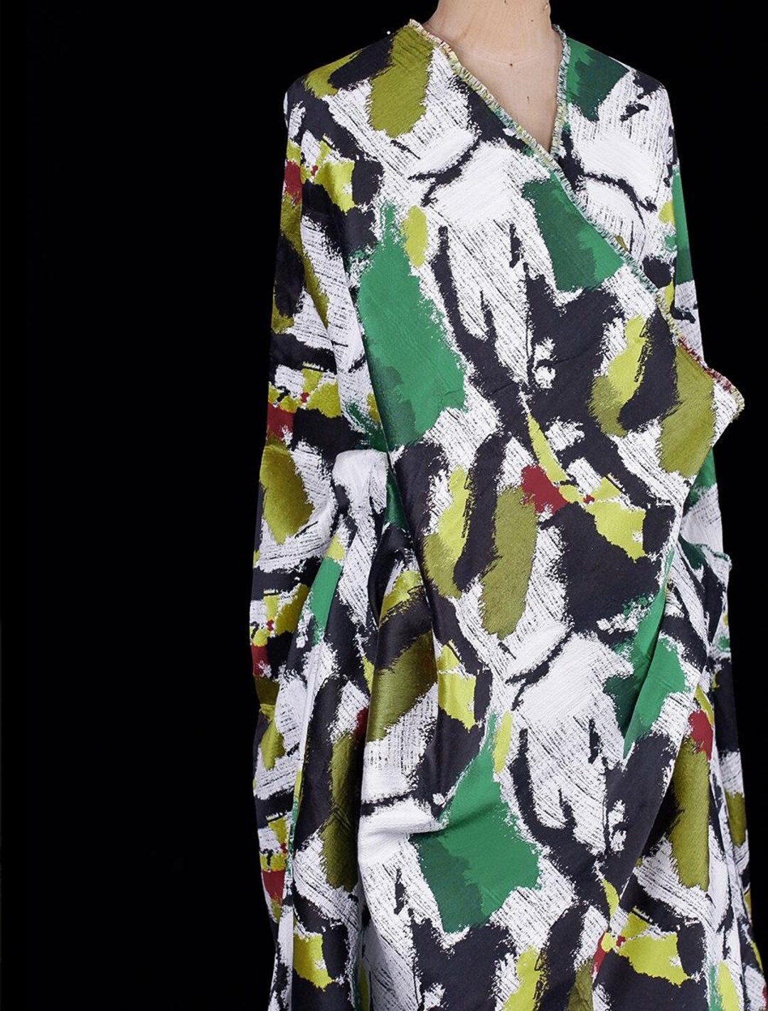 Mottled Canvas, Niche Rag Fabric, Ripped Yarn Bottom Creative Fabric ...