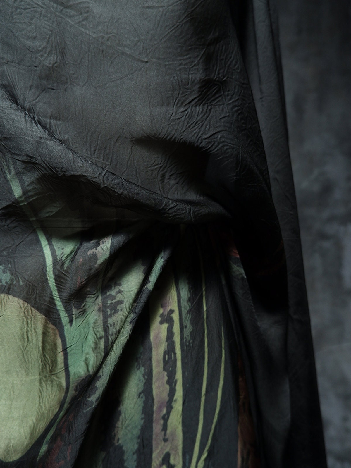 Abstract Painting Fabrics Fold Fabric Designer Dress Fabric - Etsy