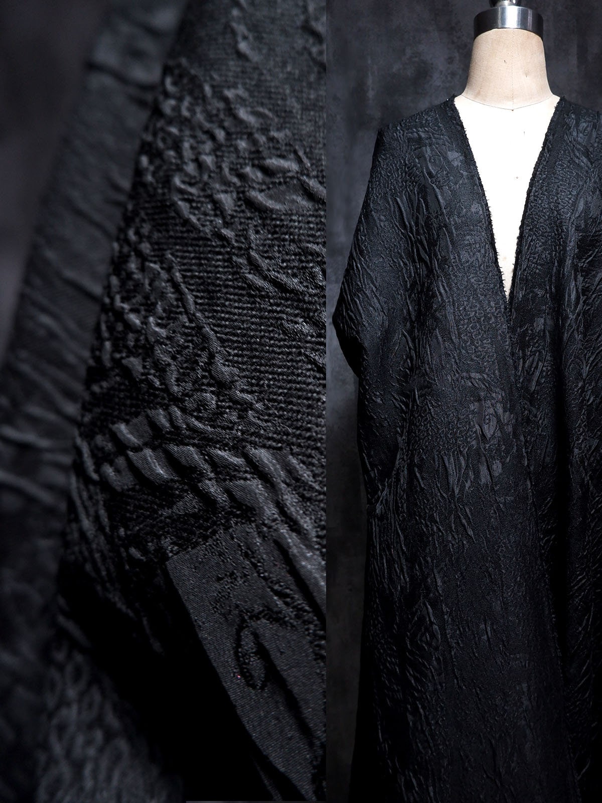 Black Fabric Pattern