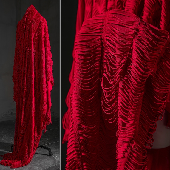 Red Stretch Knitted Fabric 2 Way Stretch 59 wide Double Knit Fabric Solid Spandex Fabric Designer Fabric by the Yard D215 3 Etsy Canada