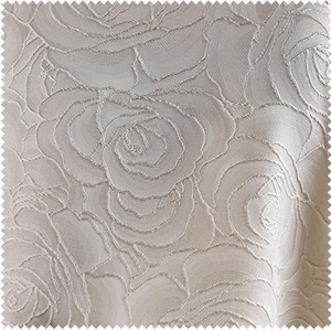 White Jacquard Fabric, Plain Rose Fabric, Rose Line Jacquard Fabric ...