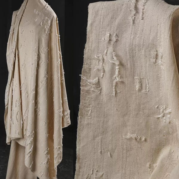 Cotton Frayed Dress - Etsy