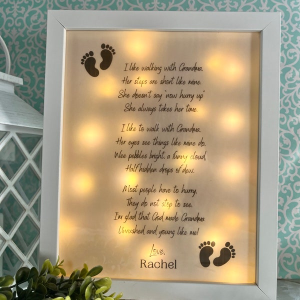 Framed Poem - Etsy