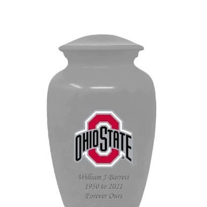 Buckeyes Ohio State University Memorial Cremation Urn - Etsy