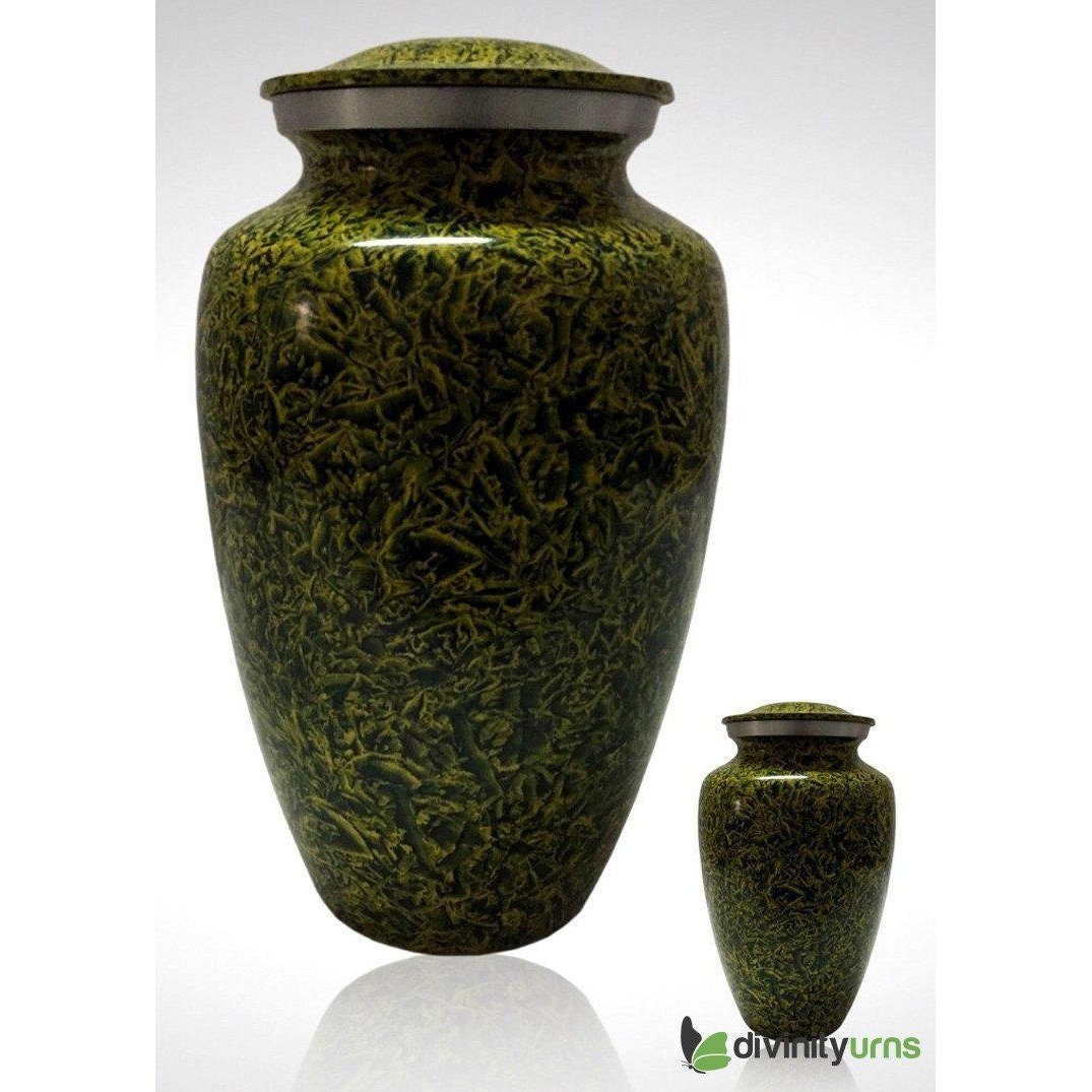 Chartreuse Alloy Cremation Urn | Etsy
