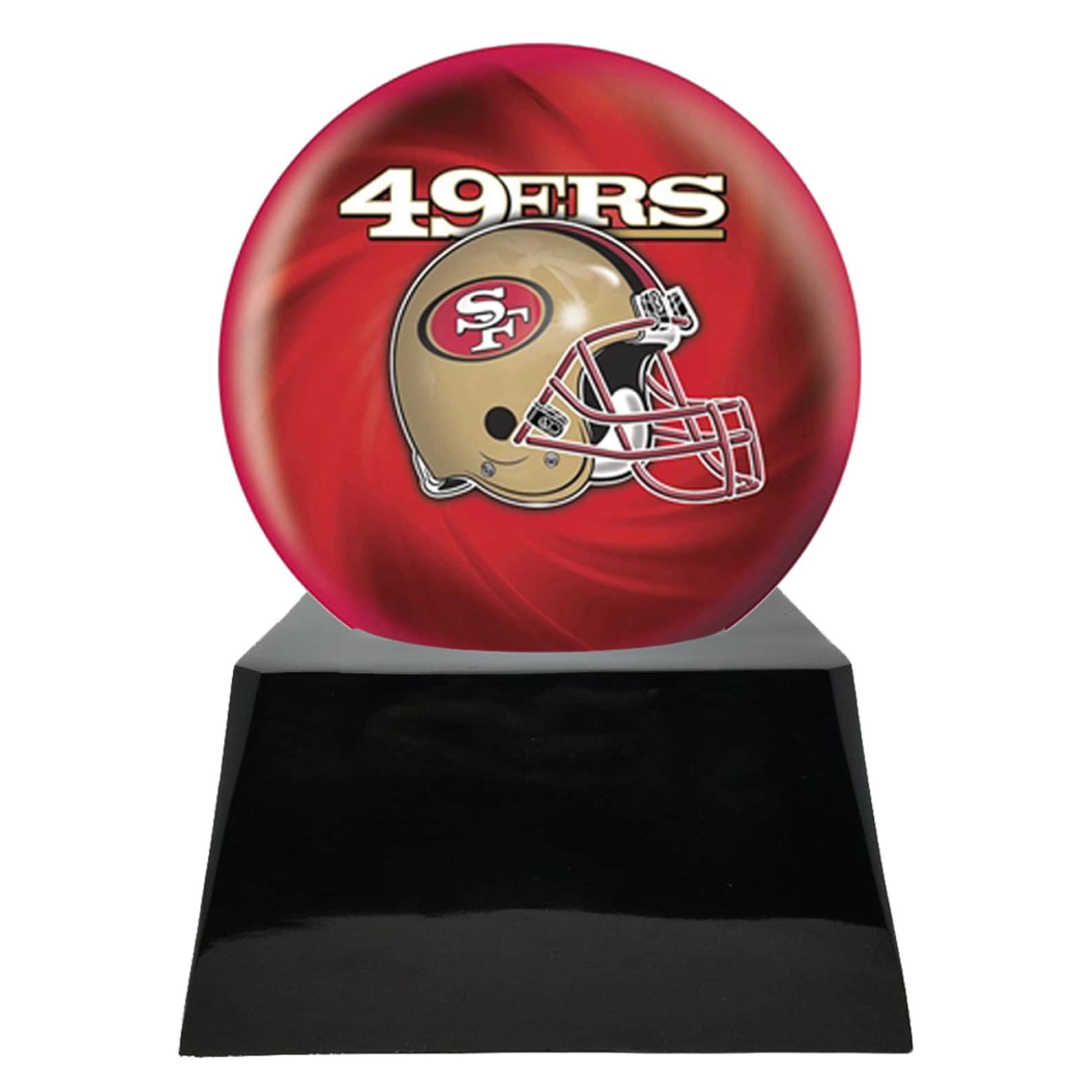 Football Cremation Urn With Optional San Francisco 49ers Ball Decor and ...